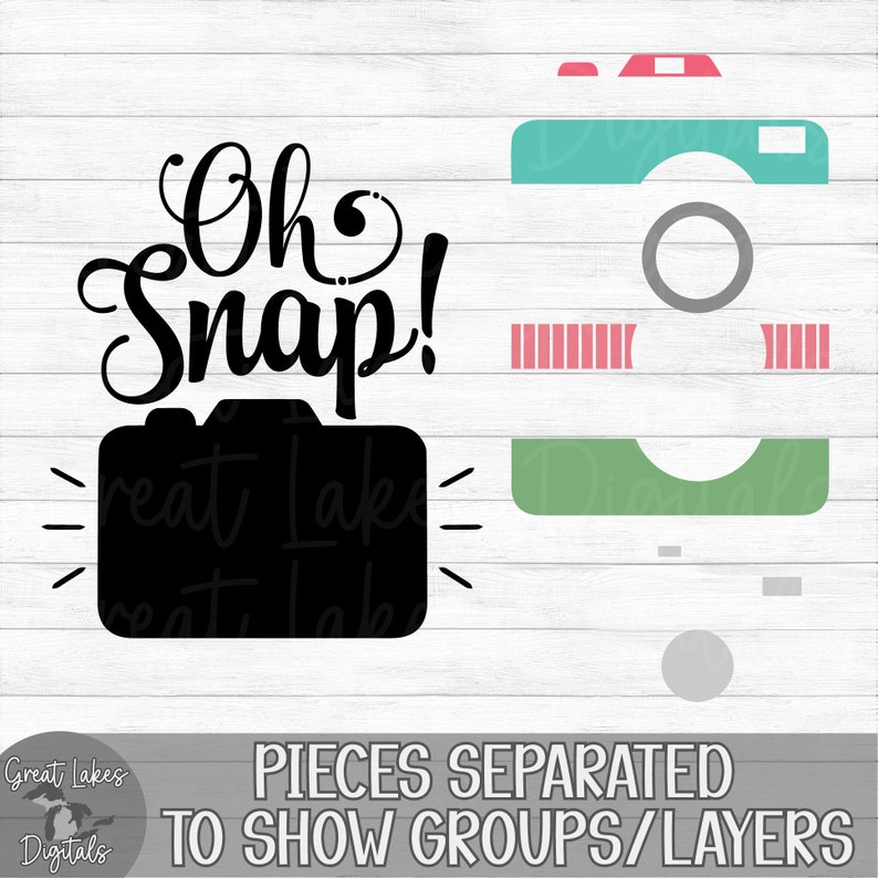 Oh Snap Camera Photographer Instant Digital Download - Etsy