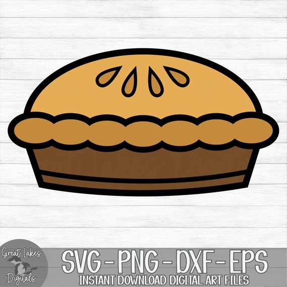 Pie Instant Digital Download Svg Png Dxf and Eps Files - Etsy UK