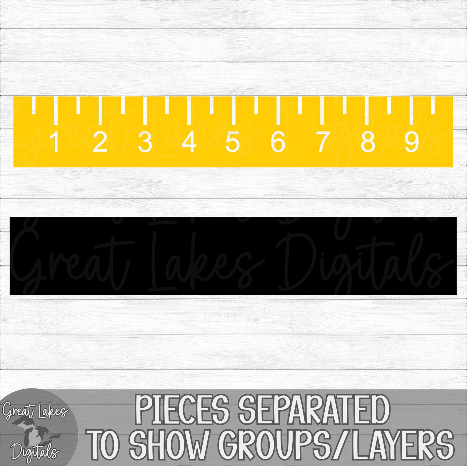 Ruler - Back to School, Math, Teacher - Instant Digital Download - Svg ...