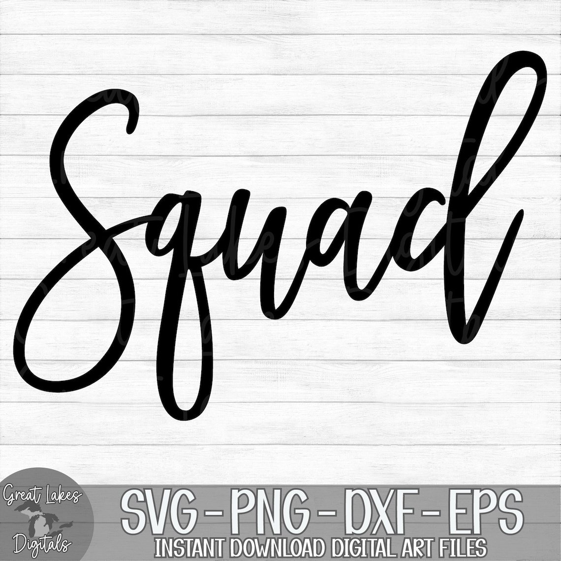 Squad Instant Digital Download Svg Png Dxf and Eps - Etsy