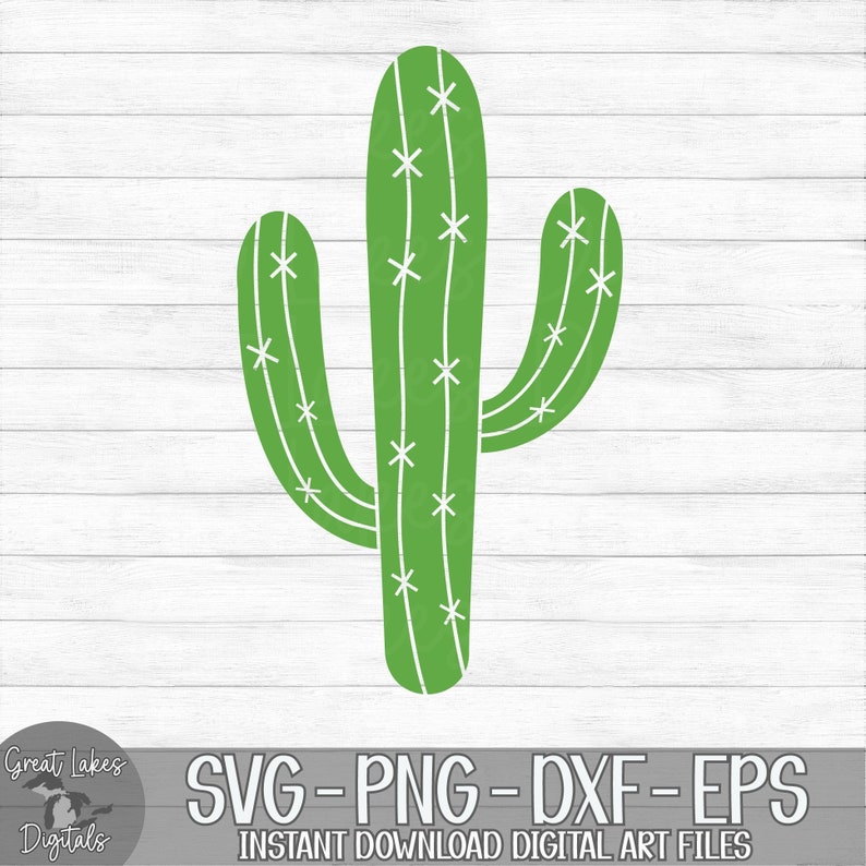 Cactus - Instant Digital Download - Svg, Png, Dxf, and Eps Files ...