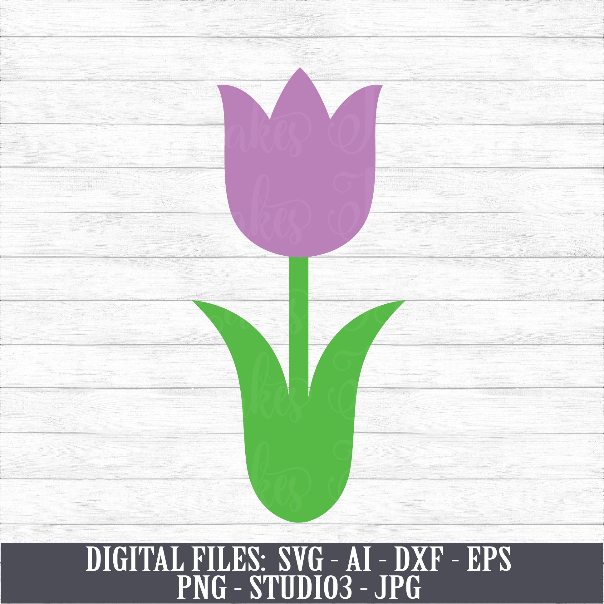 Tulip DXF Tulip Png Tulip Flower Svg Files Tulip SVG File Tulip Flower ...