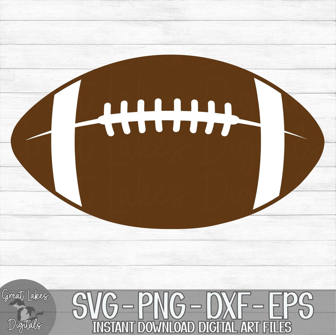Football Instant Digital Download Svg, Png, Dxf, and Eps Files Included ...