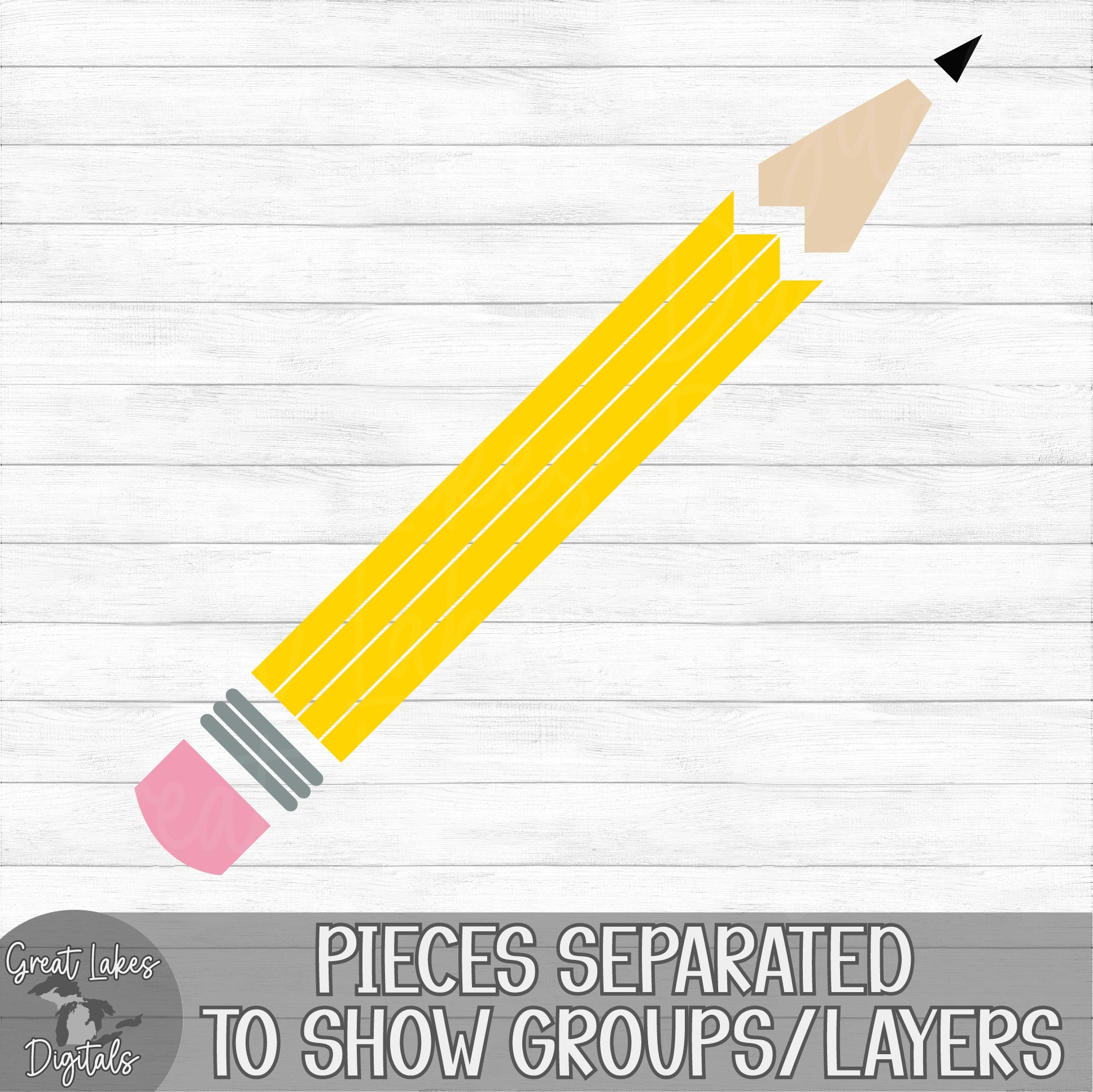 Pencil Back to School Teacher Cut File Instant Digital - Etsy