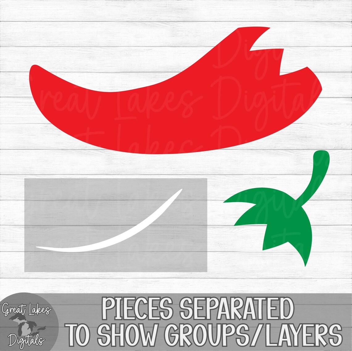 Chili Pepper - Hot Red Pepper - Instant Digital Download - Svg, Png ...