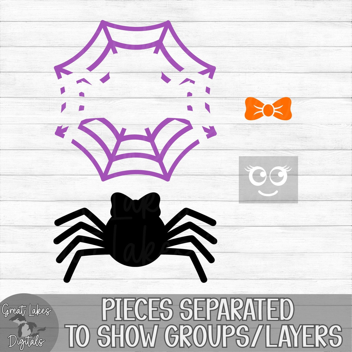 Spider Instant Digital Download Svg Png Dxf and Eps - Etsy
