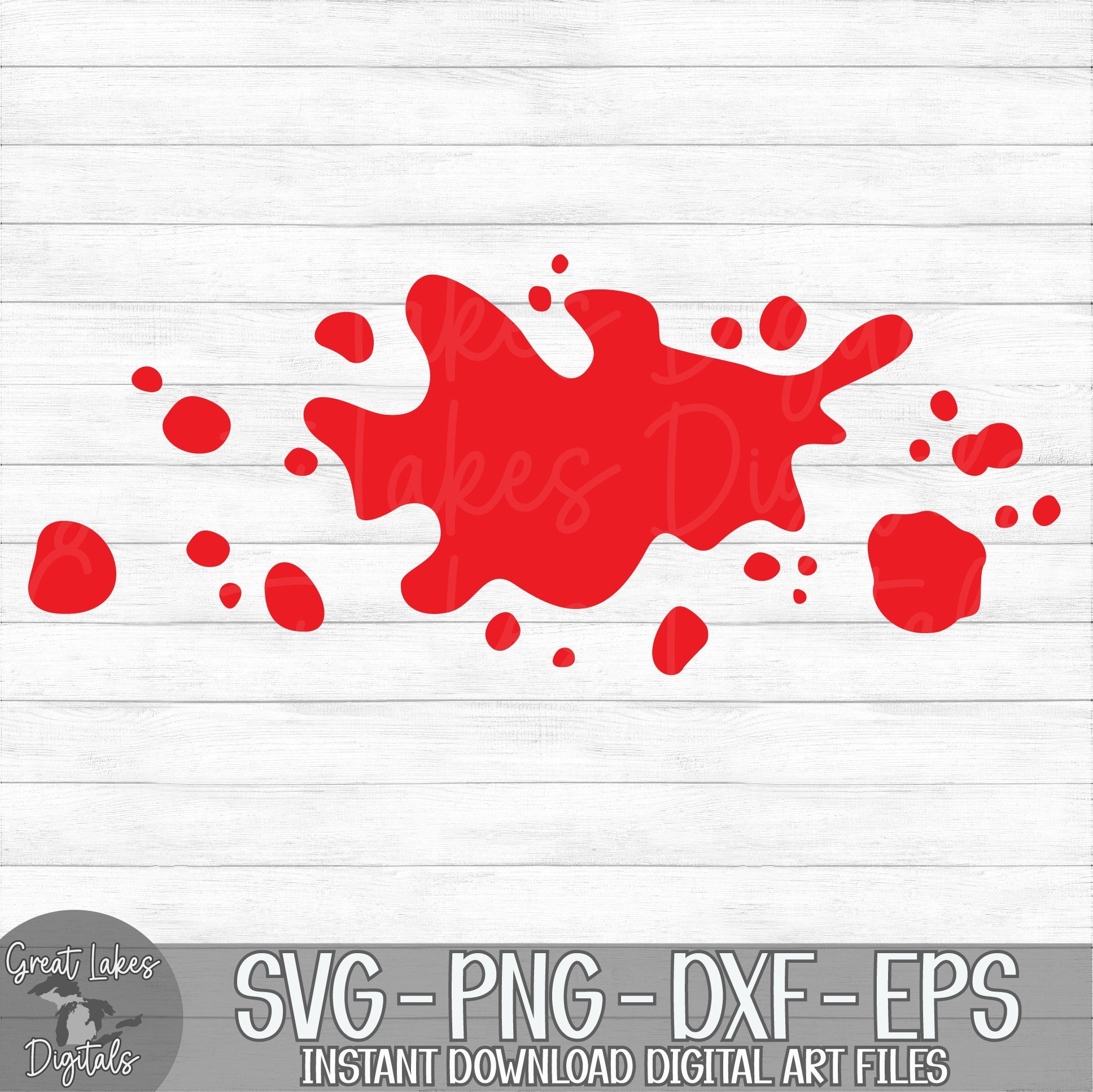 Blood Splatter Instant Digital Download Svg Png Dxf and - Etsy UK