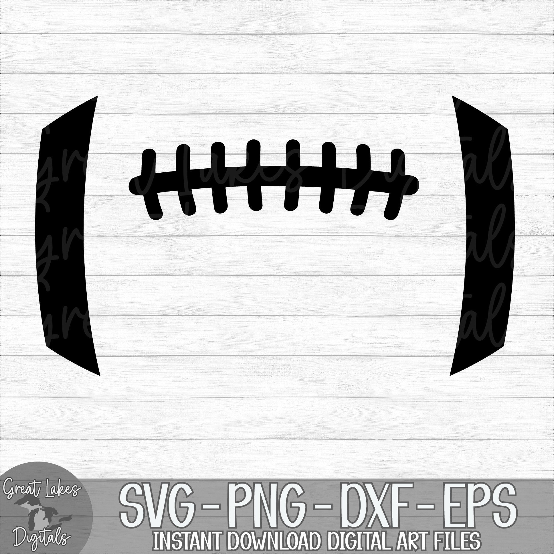 Football Instant Digital Download Svg Png Dxf and Eps | Etsy