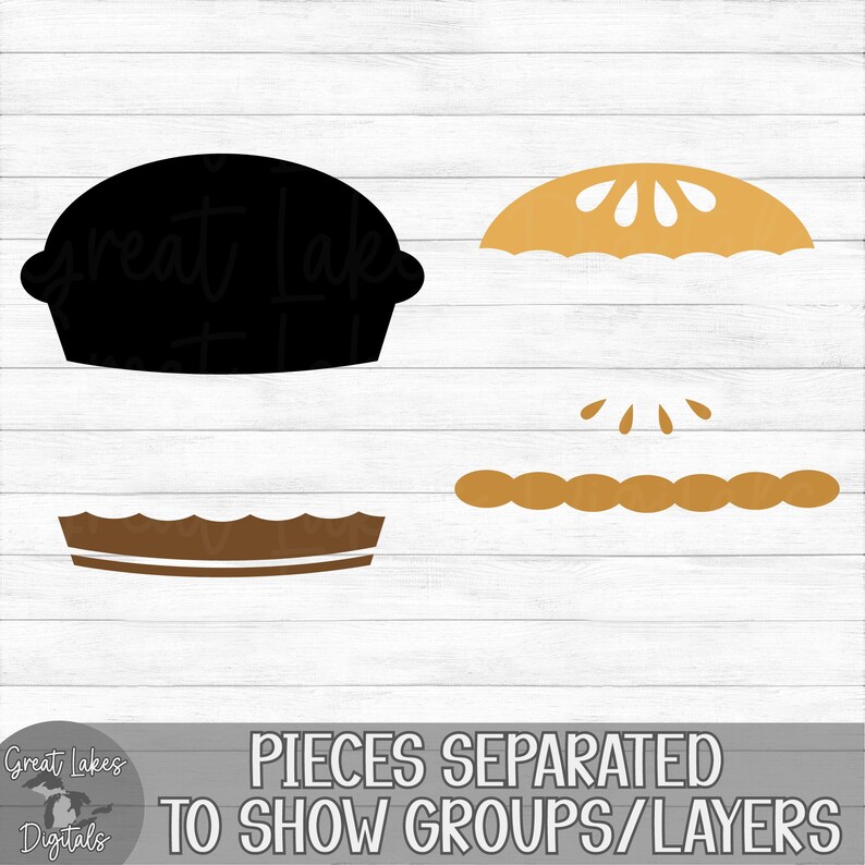 Pie Instant Digital Download Svg Png Dxf and Eps Files - Etsy