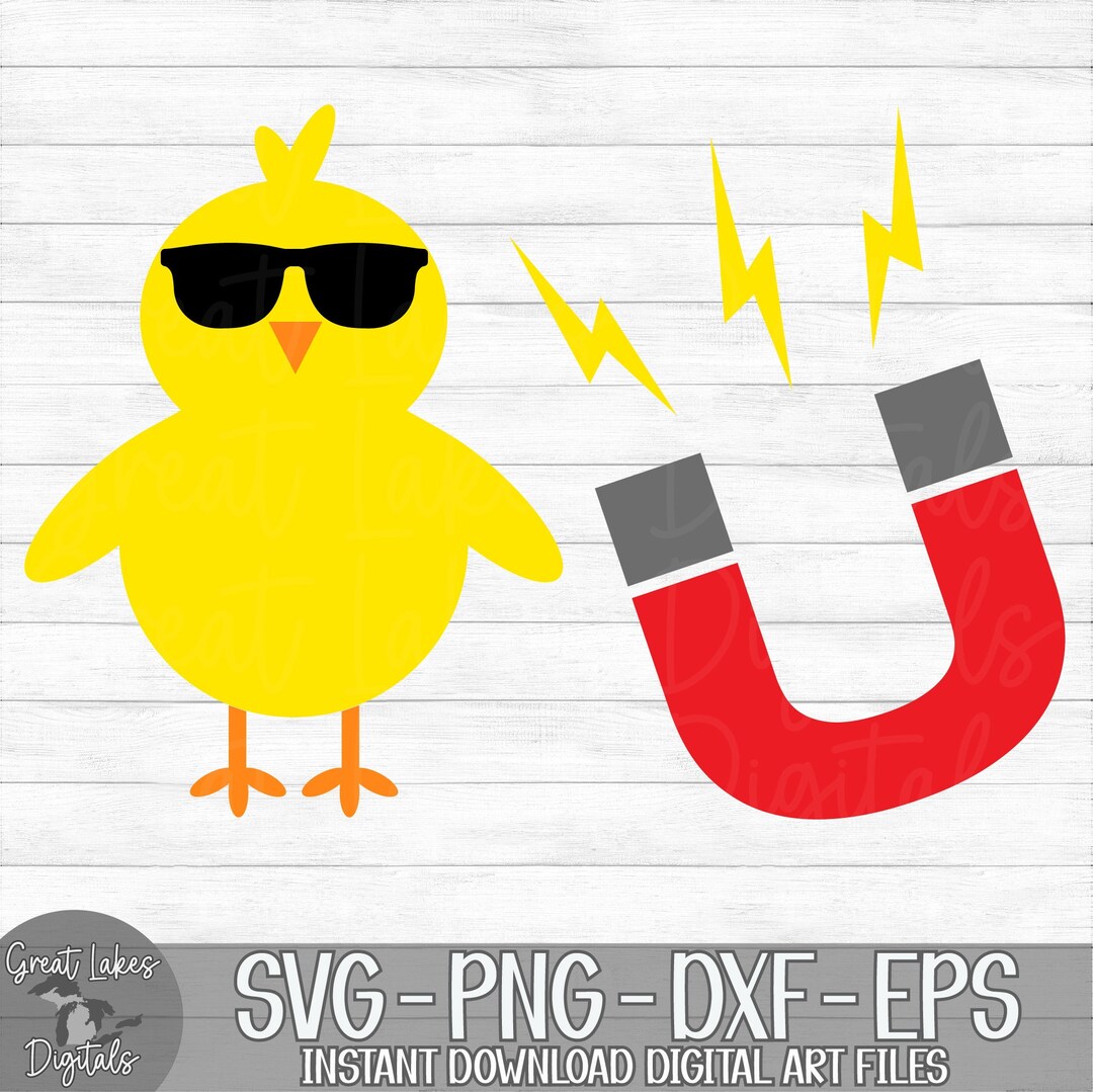 Chick Magnet Instant Digital Download Svg, Png, Dxf, and Eps Files ...