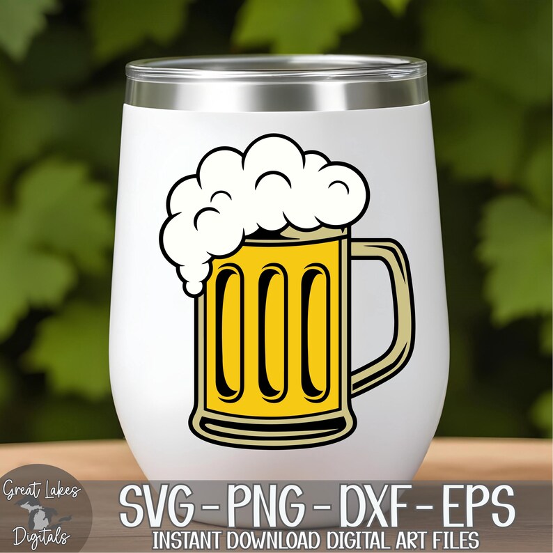 Beer Mug Svg Png Dxf Eps Digital Download - Etsy
