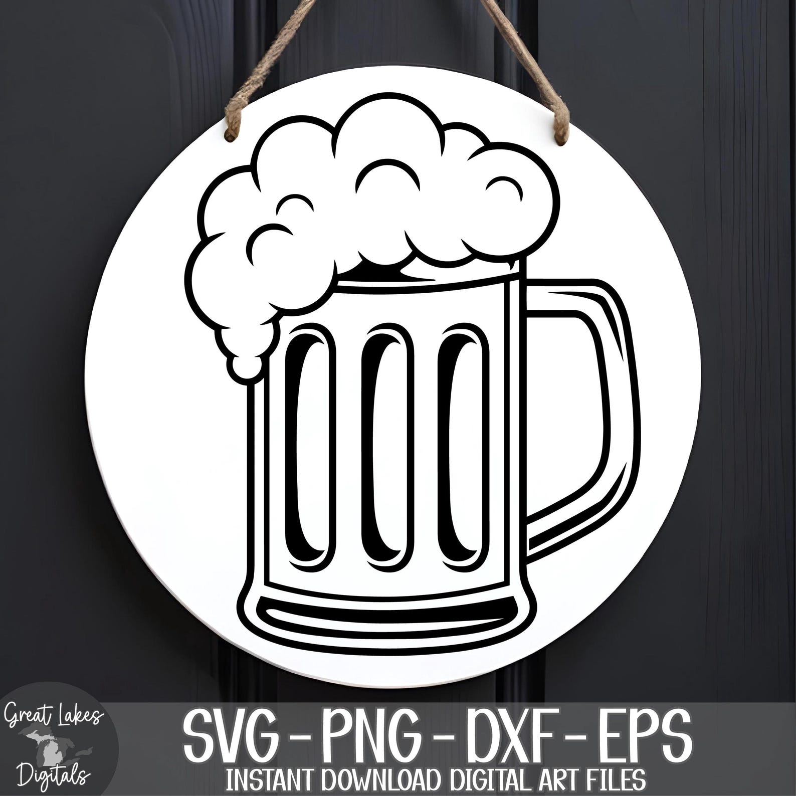 Beer Mug Svg Png Dxf Eps Digital Download - Etsy