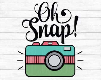 Oh Snap Camera Svg | Etsy