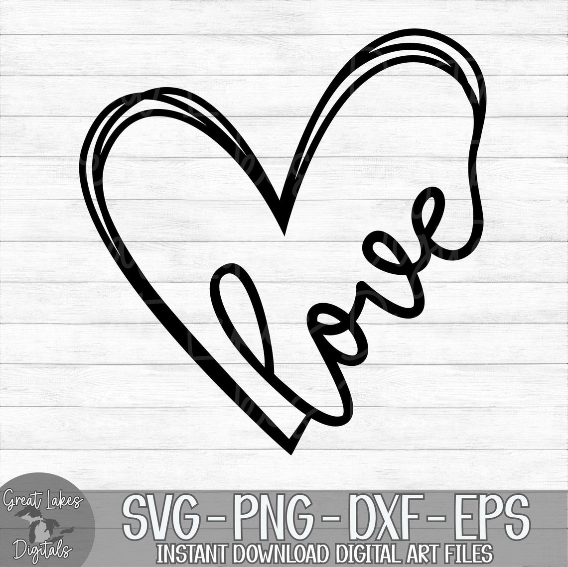 Love - Instant Digital Download - Svg, Png, Dxf, and Eps Files Included ...