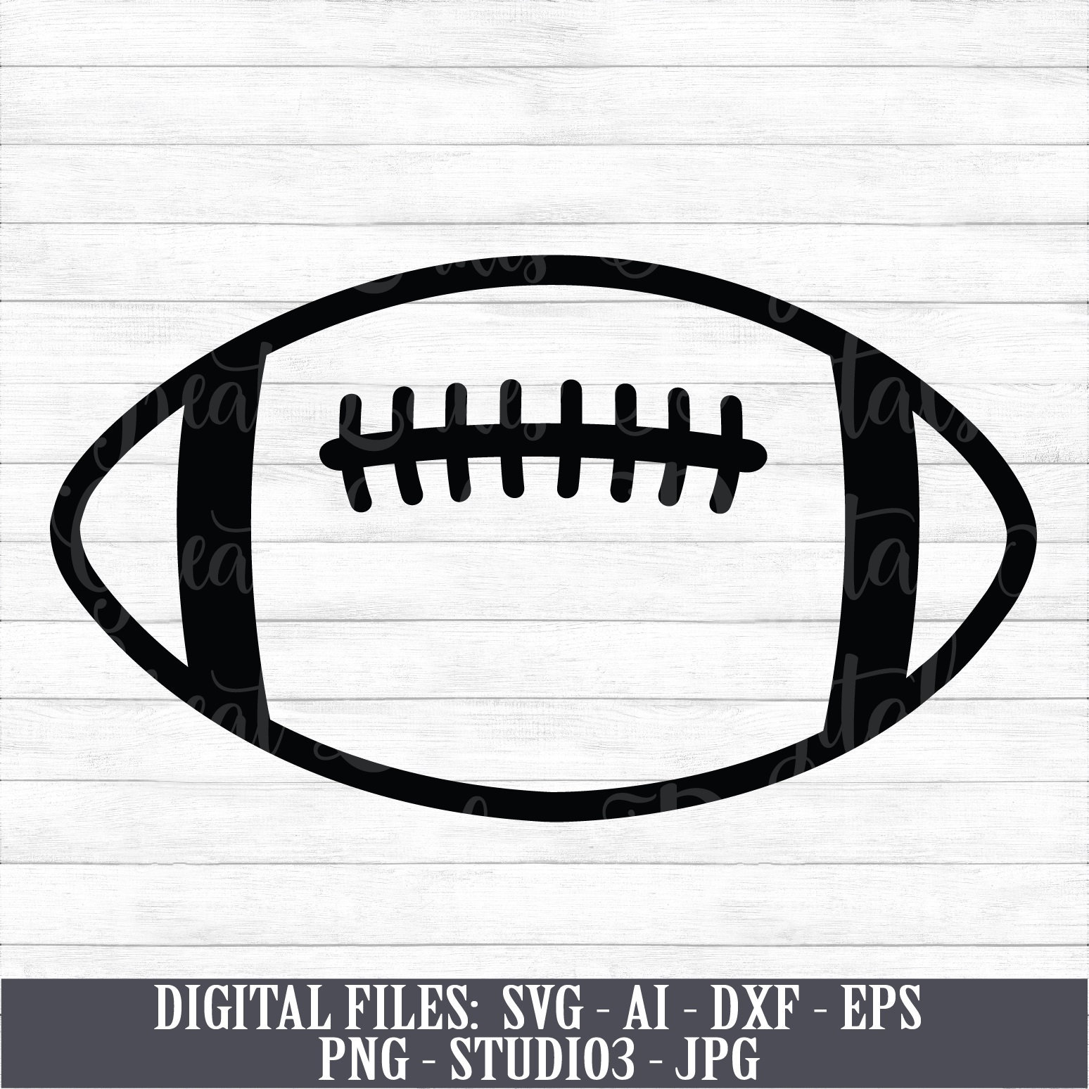 Football Digital Download Instant Download svg ai dxf | Etsy