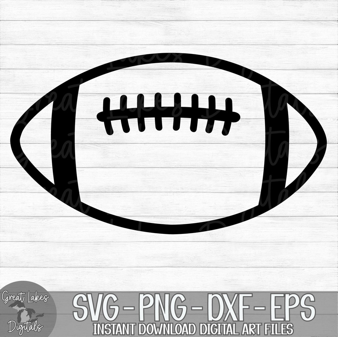 Football Instant Digital Download Svg, Png, Dxf, and Eps Files Included ...
