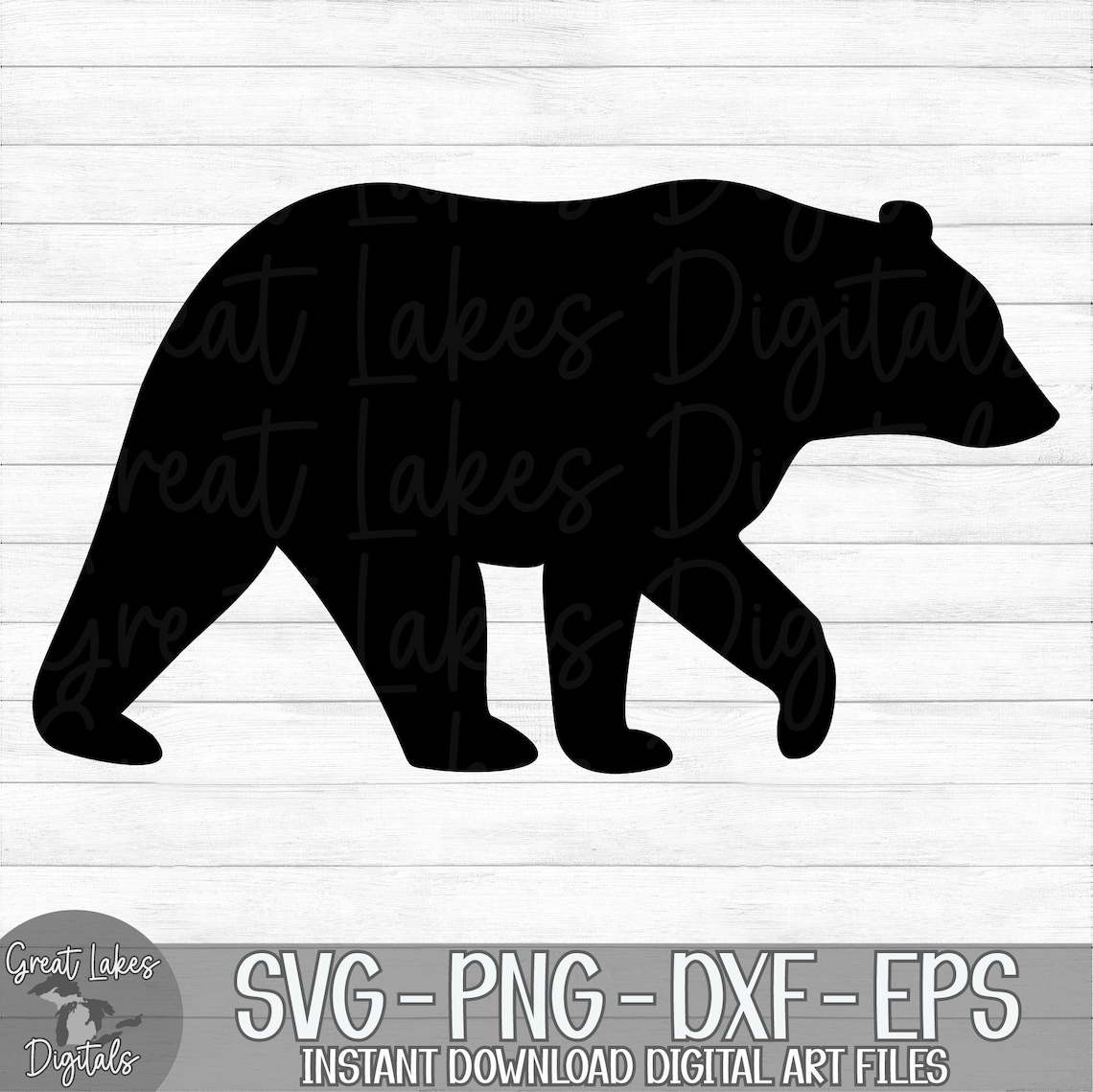 Bear Instant Digital Download Svg Png Dxf and Eps Files - Etsy
