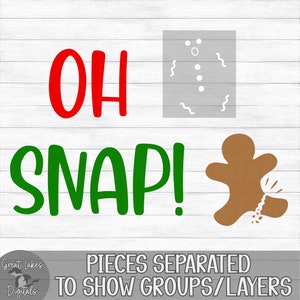 Oh Snap - Instant Digital Download - Svg, Png, Dxf, and Eps Files ...