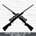 Crossed Hunting Rifles Scoped Rifles Digital Download | Etsy