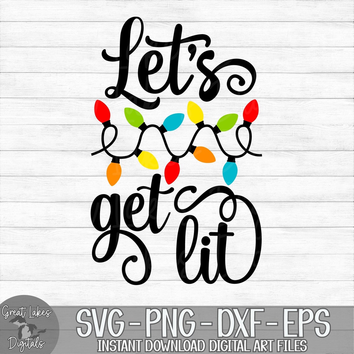 Let's Get Lit Instant Digital Download Svg Png Dxf - Etsy