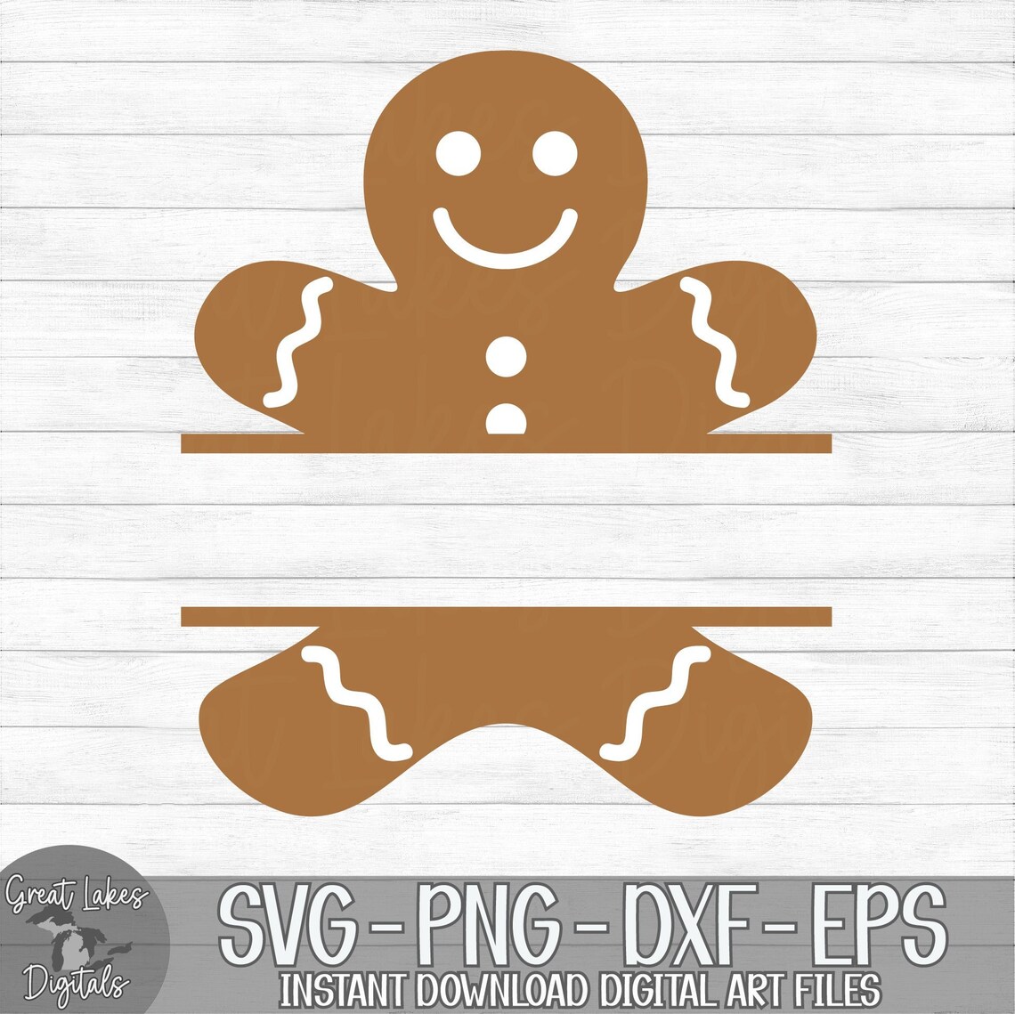Gingerbread Man Instant Digital Download Svg Png Dxf - Etsy