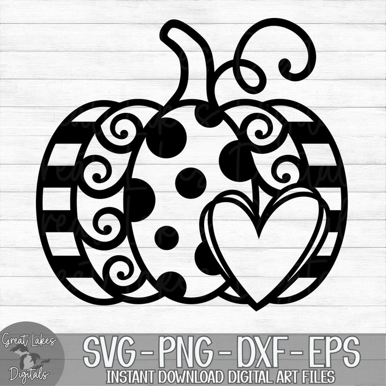 Pumpkin Fall Halloween Autumn Instant Digital Download - Etsy