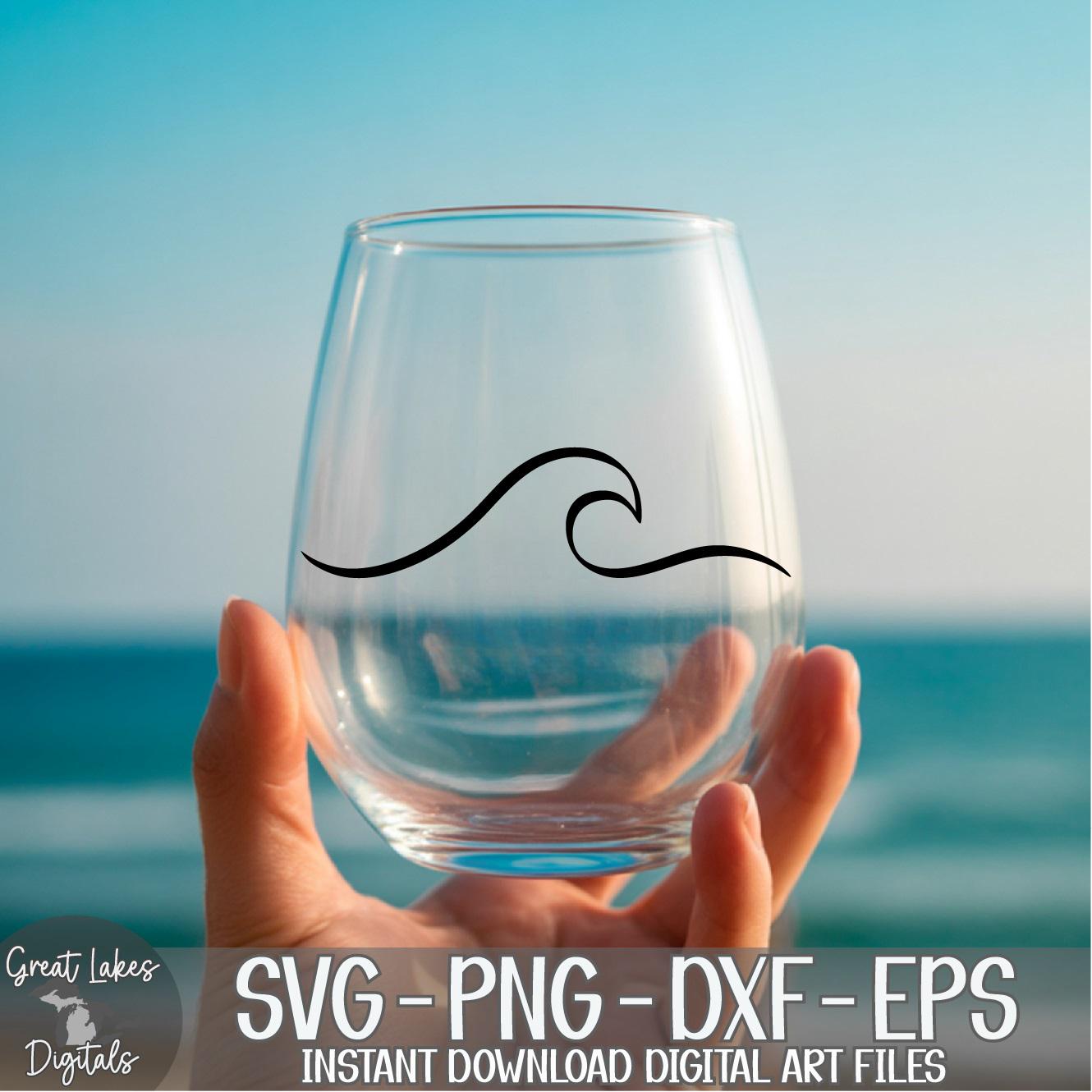 Wave - Instant Digital Download - Svg, Png, Dxf, and Eps Files Included ...