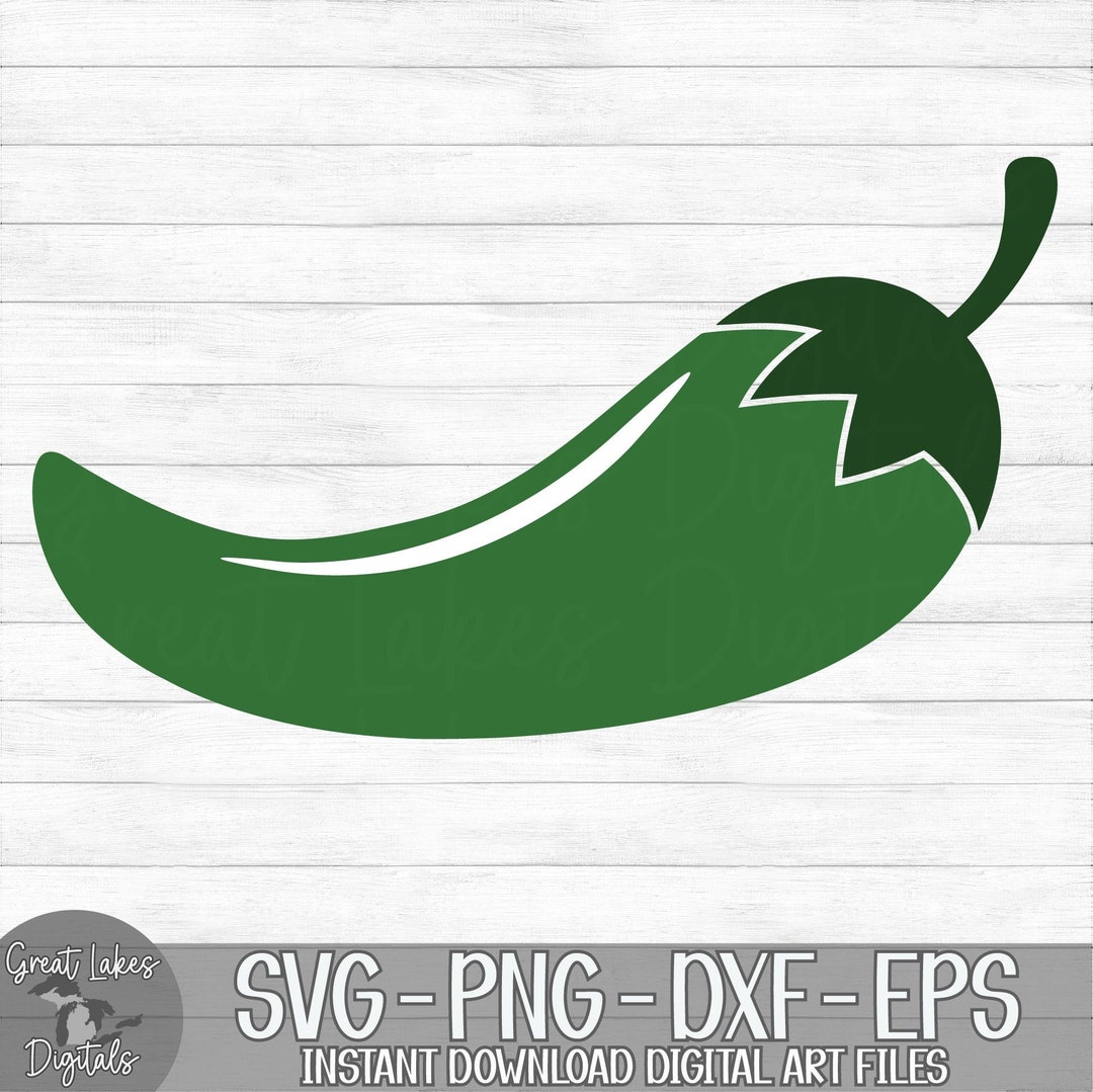 Jalapeno Instant Digital Download Svg, Png, Dxf, and Eps Files Included ...
