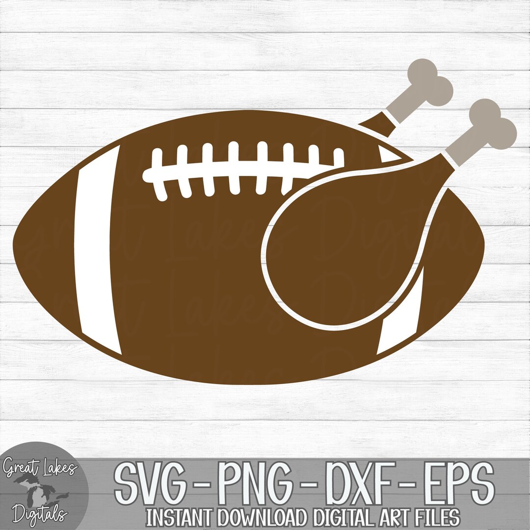 Thanksgiving Turkey Football Instant Digital Download svg, png, dxf ...