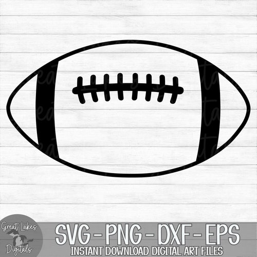 Football SVG Eps Dxf Png Football PNG Football Cut Files - Etsy
