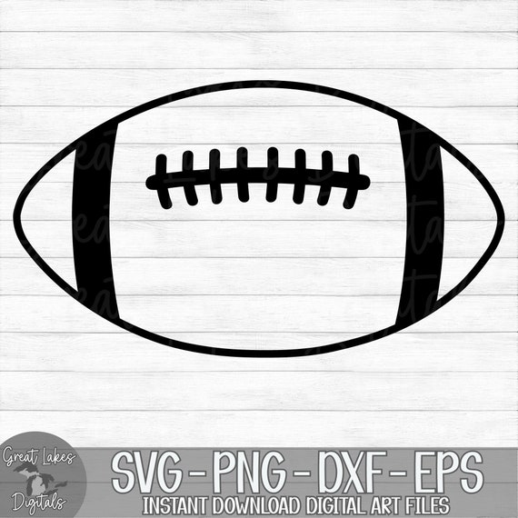 Football Instant Digital Download Svg Png Dxf and Eps - Etsy