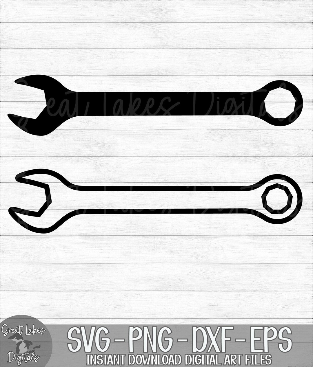 Wrenches - Bundle of 2! - Instant Digital Download - Svg, Png, Dxf, and ...