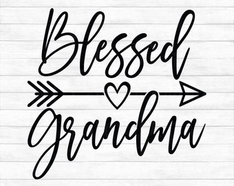 Grandma Cursive Svg | Etsy