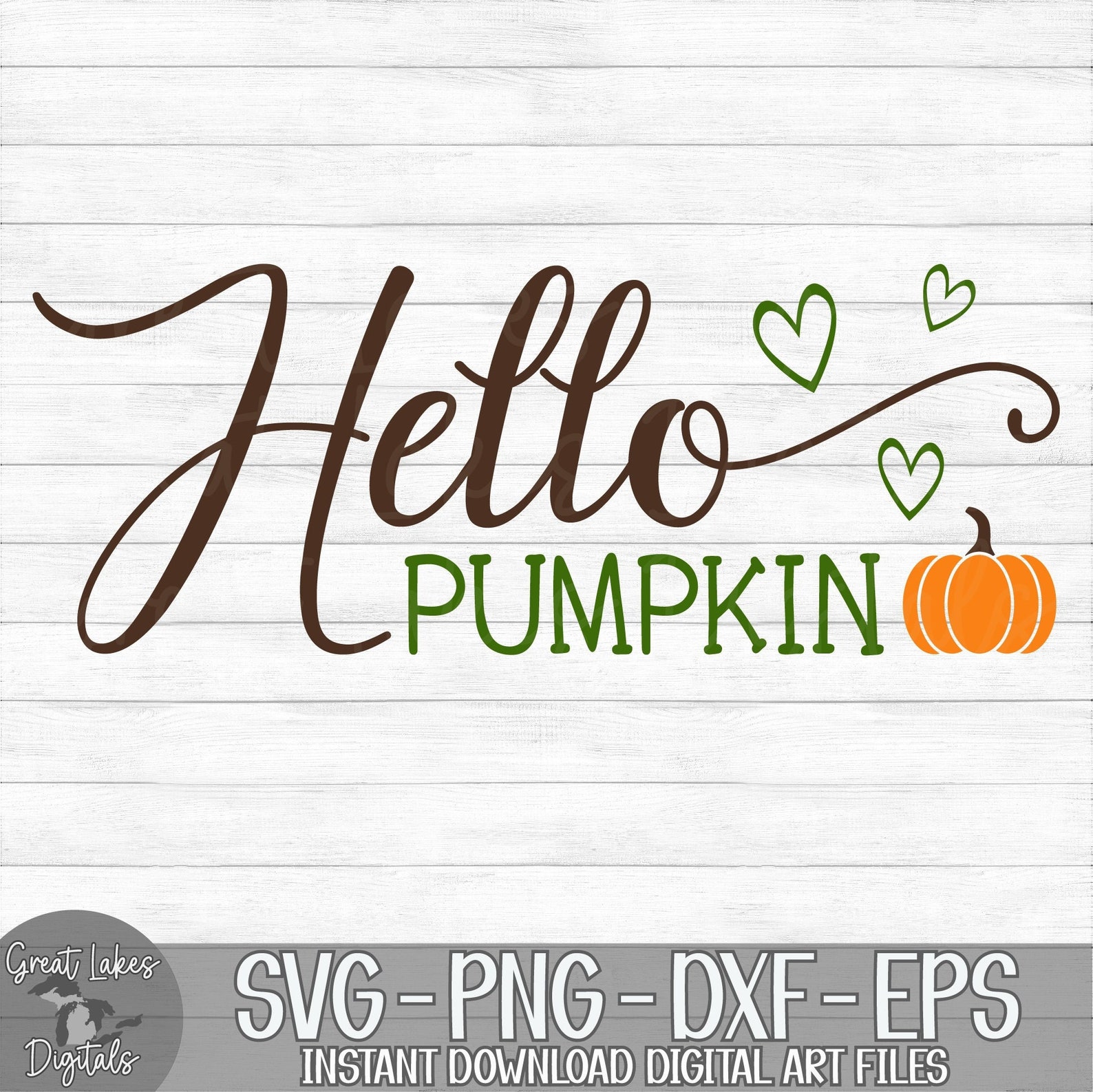 Hello Pumpkin Instant Digital Download Svg Png Dxf and - Etsy