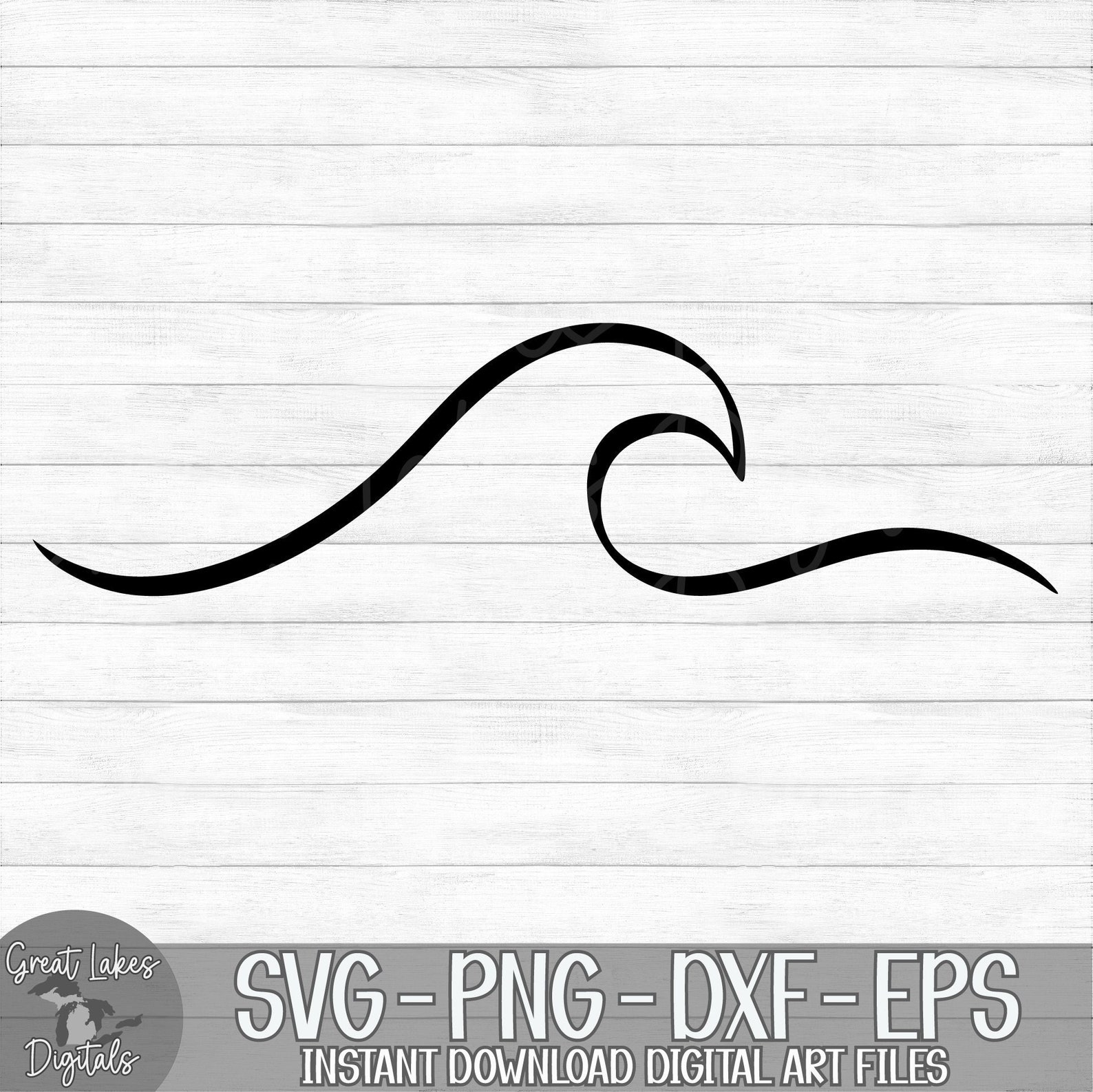 Wave Instant Digital Download Svg Png Dxf and Eps Files - Etsy Australia