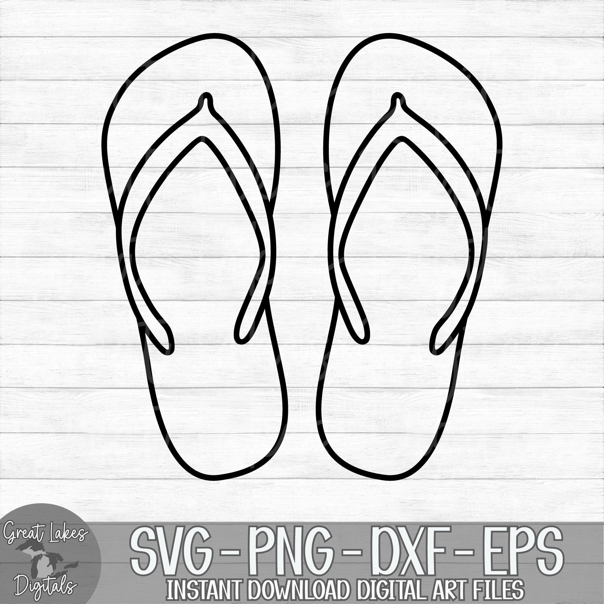 Sandals Instant Digital Download Svg Png Dxf and Eps - Etsy Canada