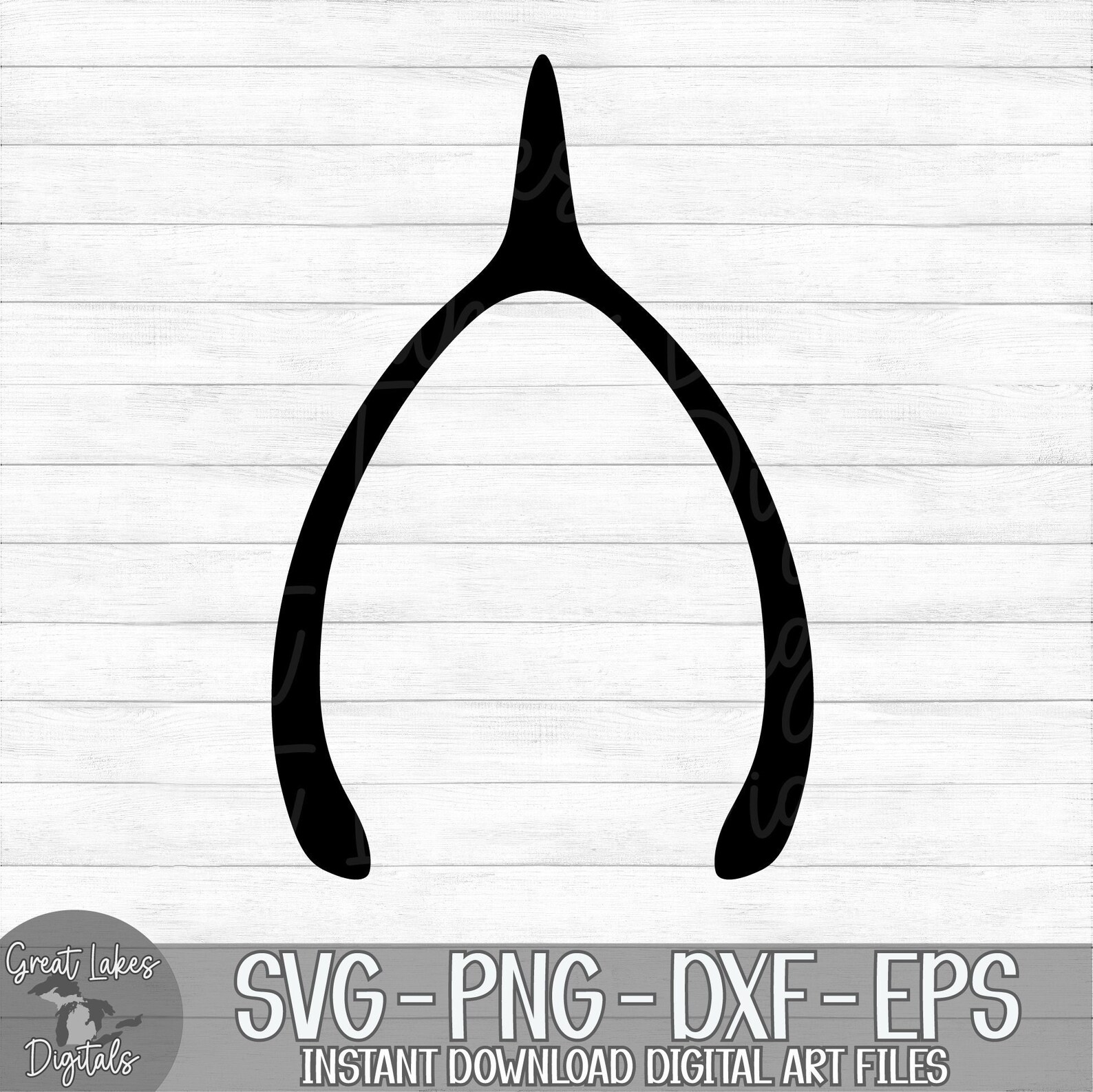 Wishbone Instant Digital Download Svg Png Dxf and Eps - Etsy