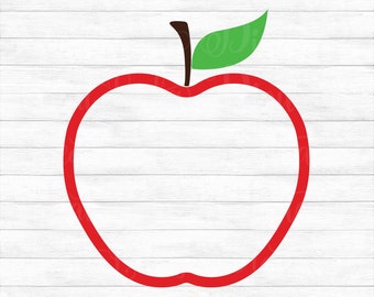 Apple Back to School Teacher Instant Digital Download | Etsy