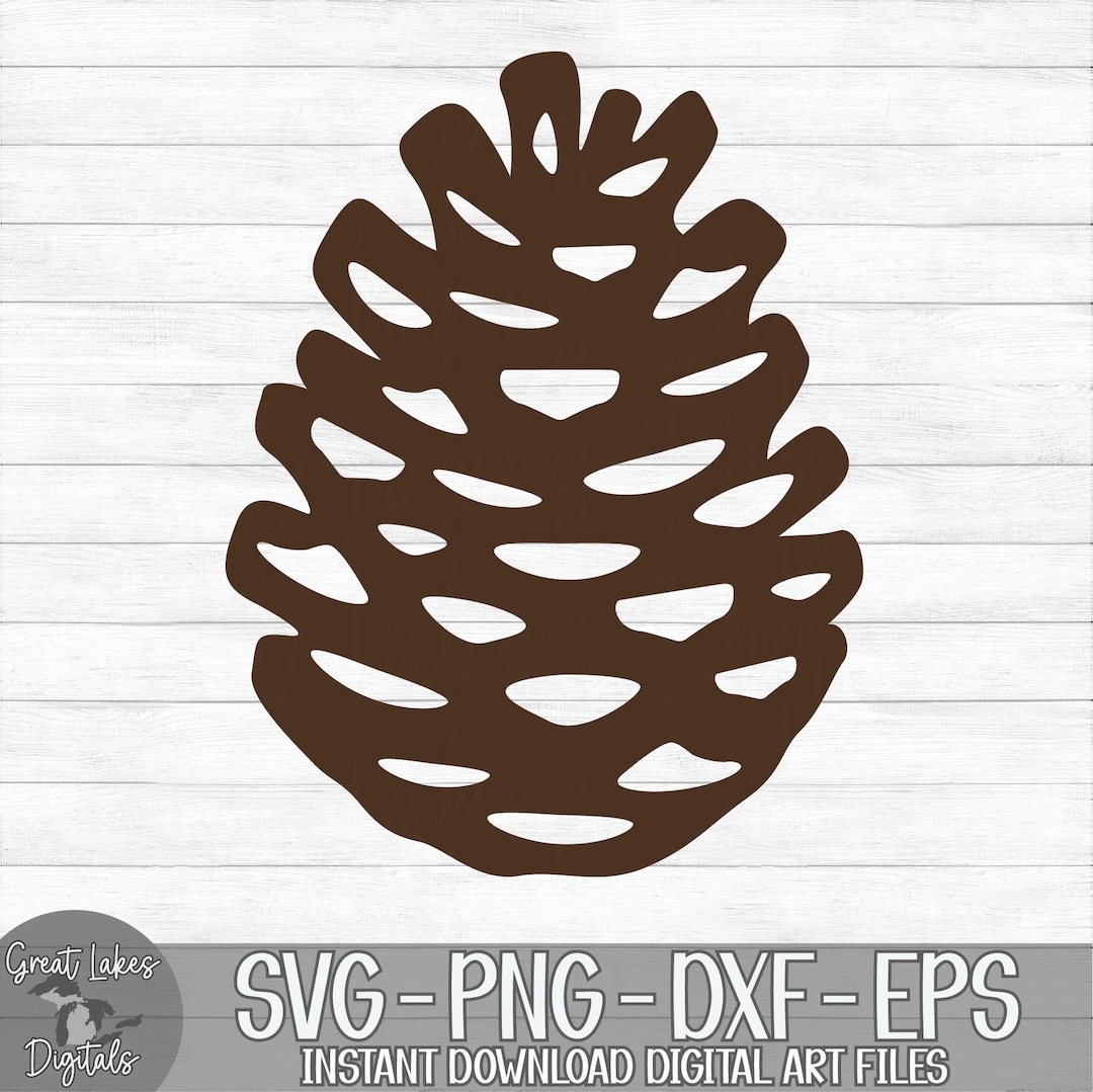 Pinecone - Instant Digital Download - Svg, Png, Dxf, and Eps Files ...