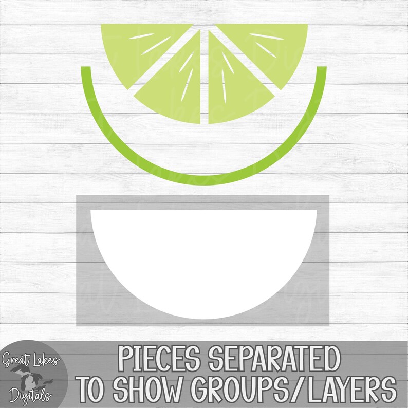 Lime Slice Instant Digital Download Svg Png Dxf and Eps - Etsy
