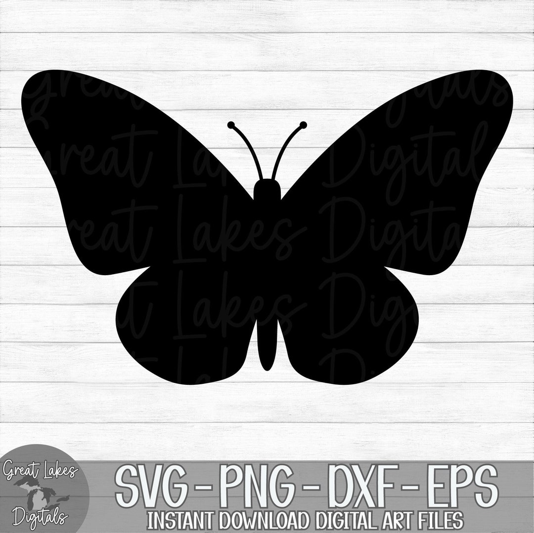 Butterfly Instant Digital Download Svg, Png, Dxf, and Eps Files ...