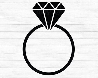 Wedding Ring Svg | Etsy