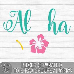 Aloha - Instant Digital Download - Svg, Png, Dxf, and Eps Files ...
