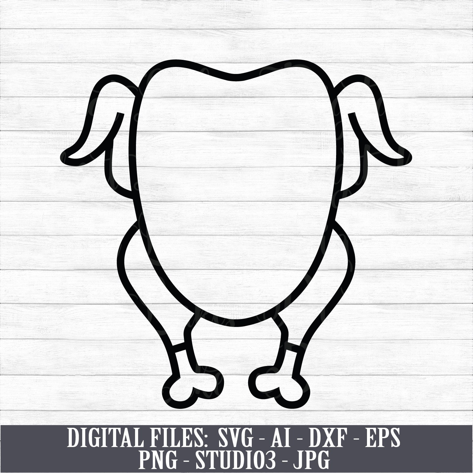 Thanksgiving Turkey Instant Digital Download svg ai dxf | Etsy