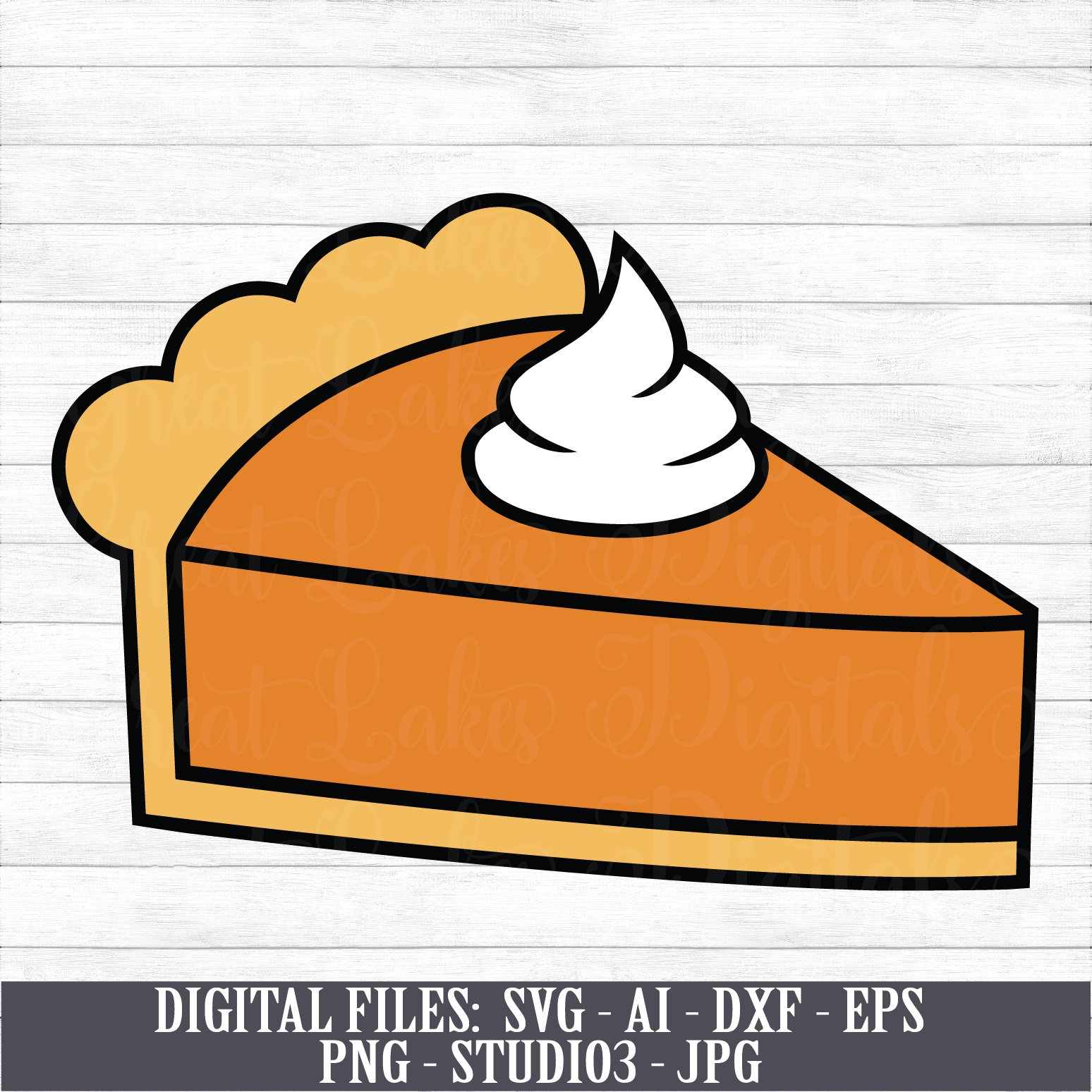 Pumpkin Pie Instant Digital Download svg ai dxf eps | Etsy