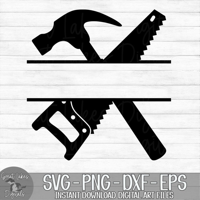 Hammer and Saw Instant Digital Download Svg Png Dxf and - Etsy
