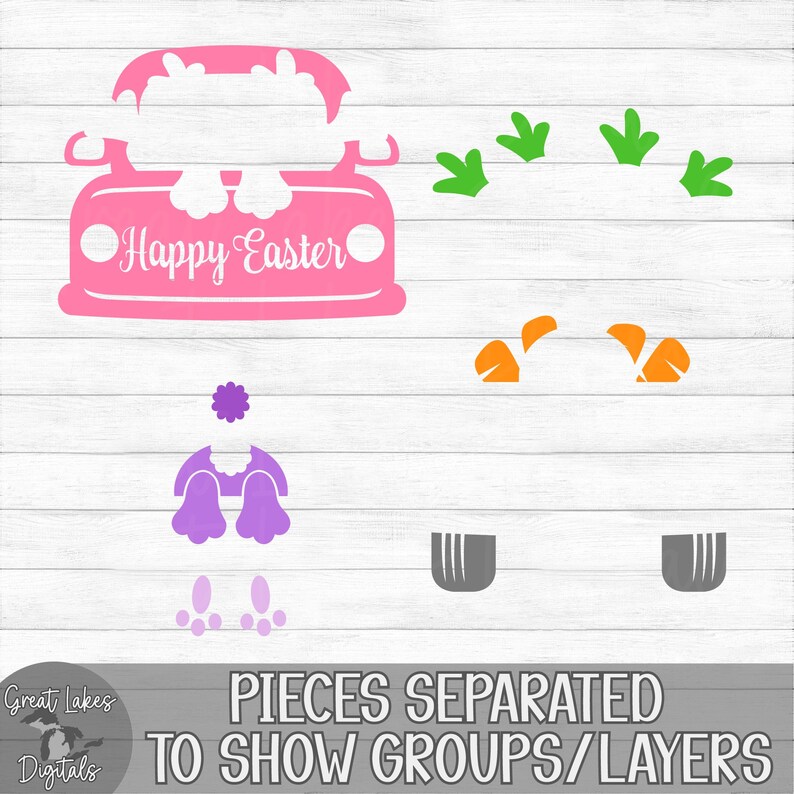 Happy Easter Instant Digital Download Svg Png Dxf and - Etsy