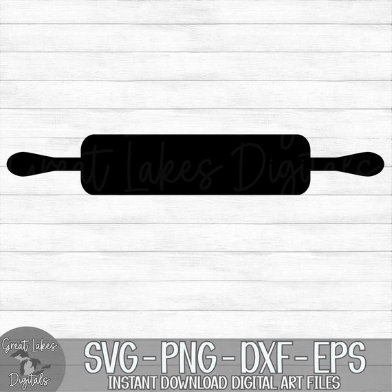 Rolling Pin Instant Digital Download Svg Png Dxf and - Etsy