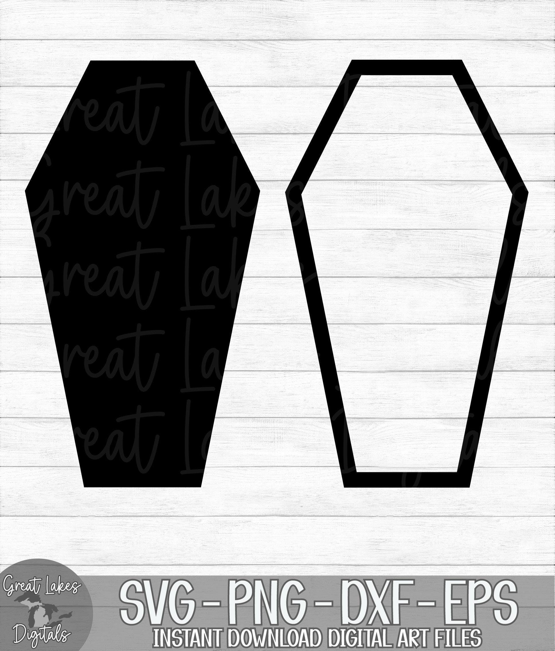Coffins - Instant Digital Download - Svg, Png, Dxf, and Eps Files ...
