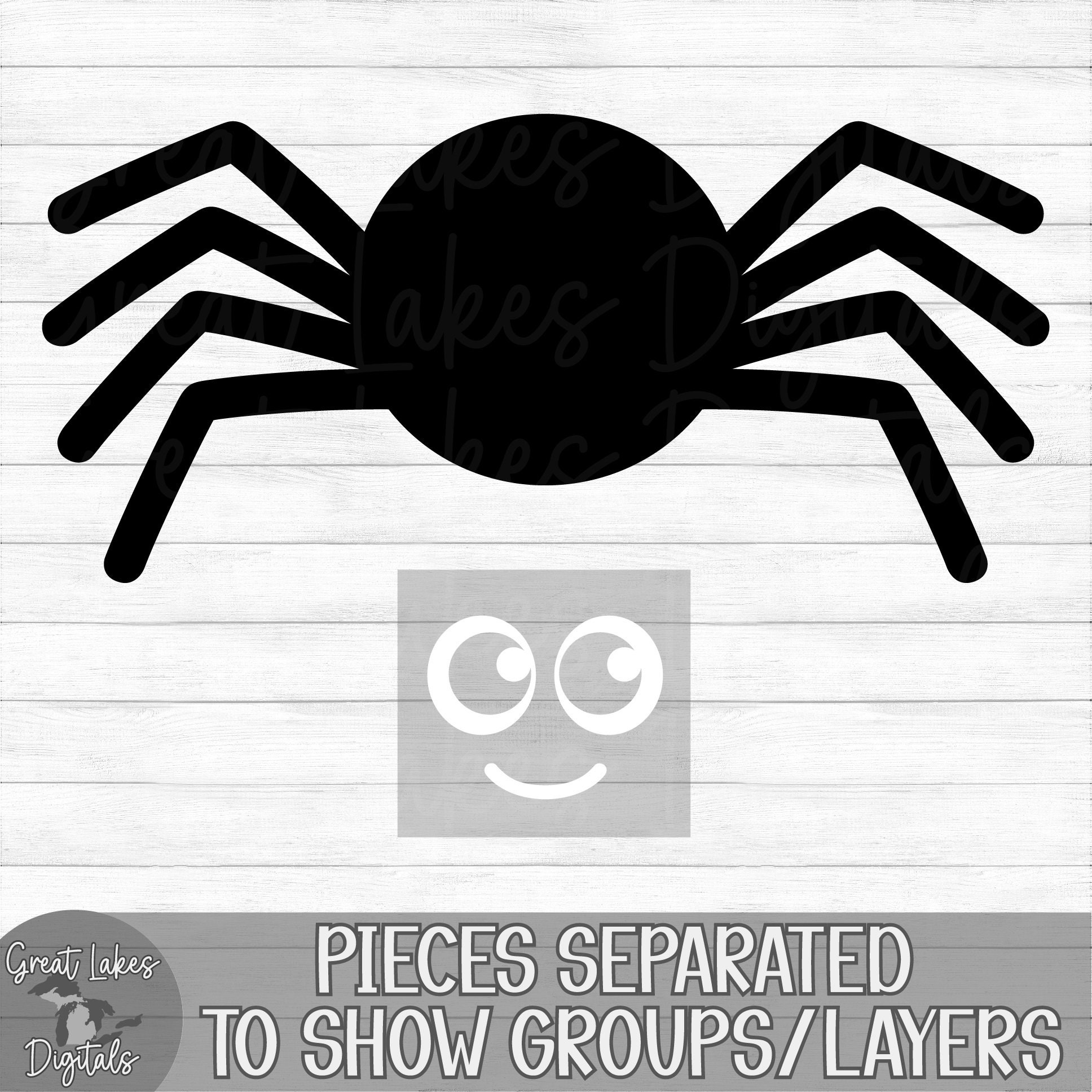 Spider Instant Digital Download Svg Png Dxf and Eps - Etsy